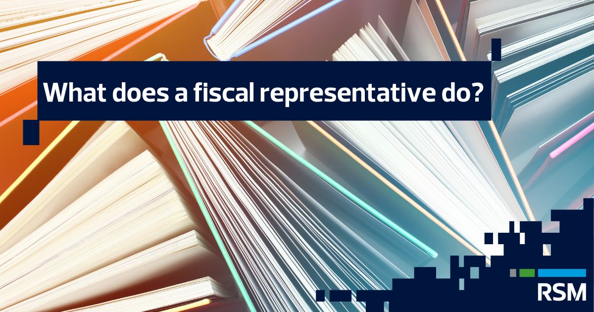 What does a fiscal representative do? - BLOG | RSM Hungary